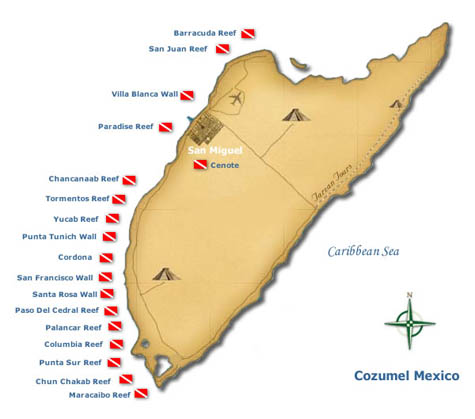 Sunscape Sabor Cozumel Map